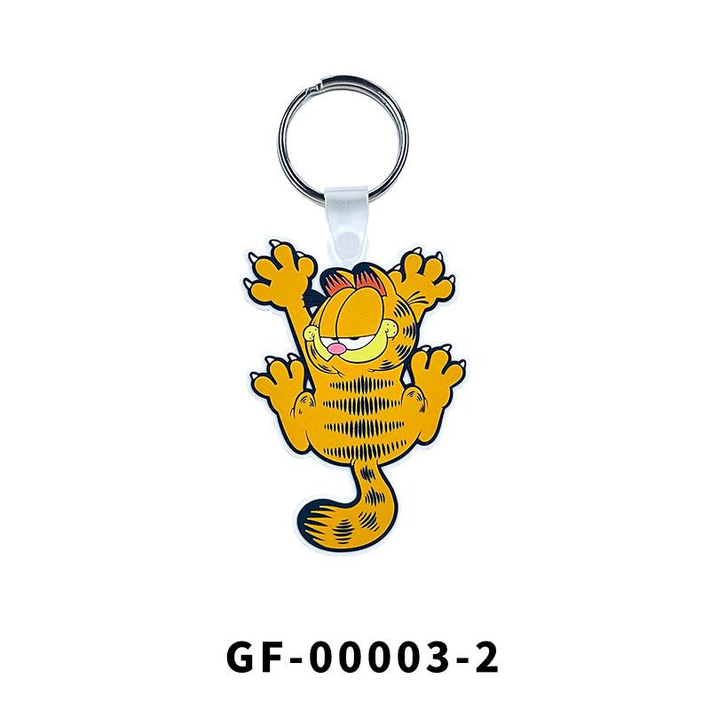 GARFIELD ガーフィールド 猫 ラバーキーリング RUBBER KEY RING キーホルダー キーリング PVC アメリカ ...
