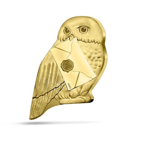 32 2021 HARRY POTTER France Hedwig Proof 1Oz Gold Coin ハリーポッター フランス 金貨 ...