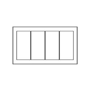 QWP-4(MBK) 神保電器 スイッチプレート4連 : タロトデンキ - 通販 - Yahoo!ショッピング