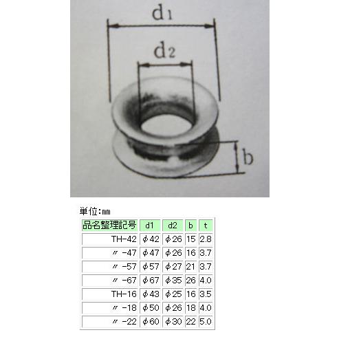TH-42 イワブチ シンブル(外径42mm、内径26mm) : タロトデンキ - 通販 - Yahoo!ショッピング