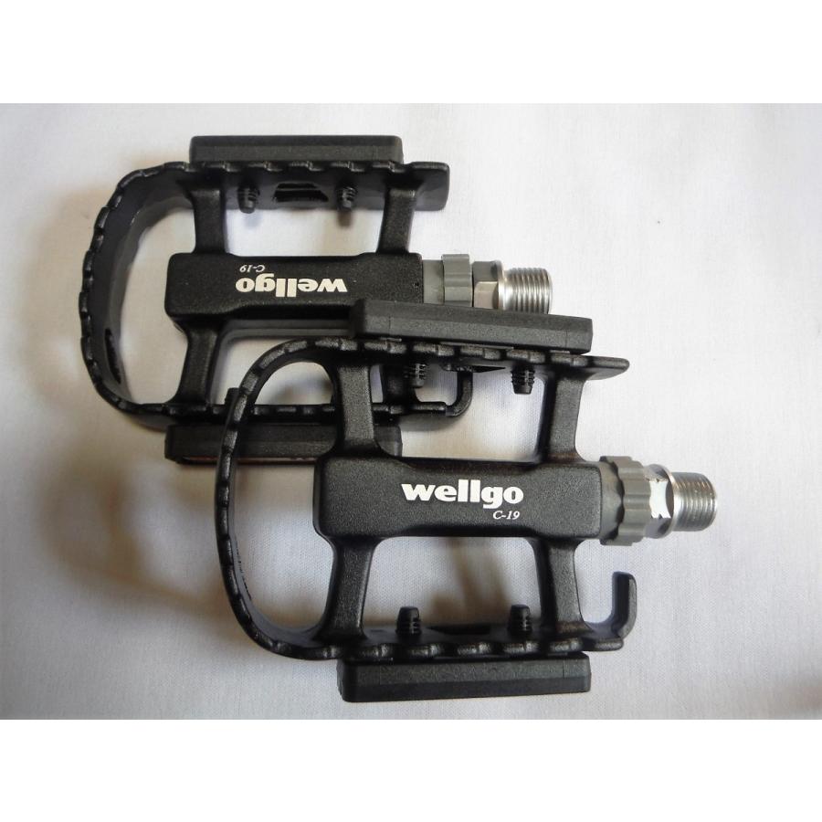wellgo（ウエルゴ） ウェルゴLU-C19 アルミペダルブラック : サイクルパーツ西宮 - 通販 - Yahoo!ショッピング