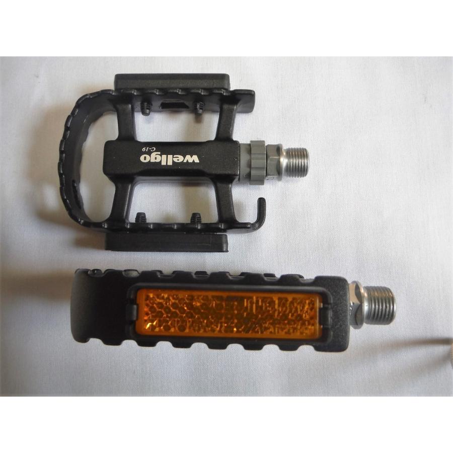 wellgo（ウエルゴ） ウェルゴLU-C19 アルミペダルブラック : サイクルパーツ西宮 - 通販 - Yahoo!ショッピング