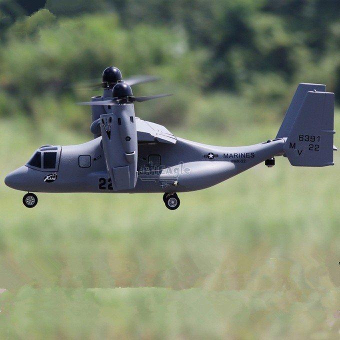 オスプレイV22 垂直離着陸 RC飛行機 可変翼モデル 戦闘機 翼826mm :p214774146b12:長田ストア2 - 通販 - Yahoo!ショッピング