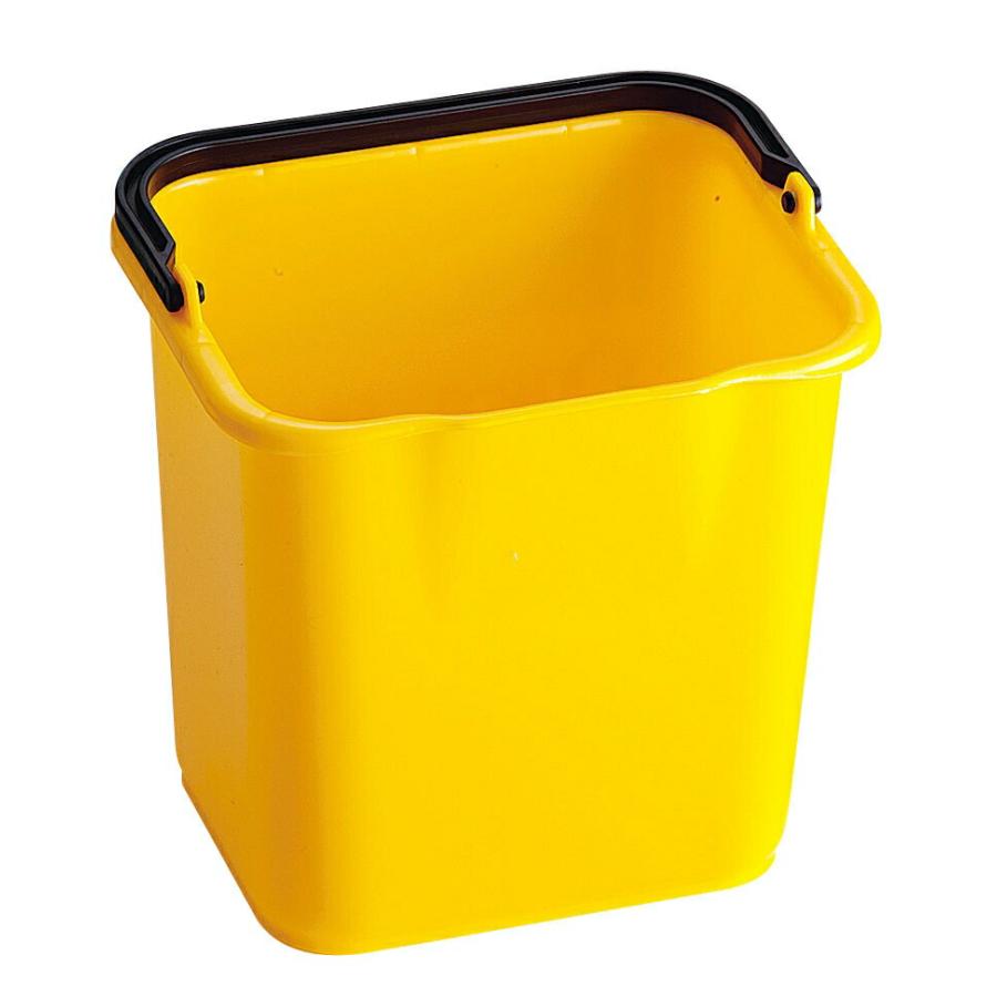 バケツ製 組合せ可 清掃道具 四角 取っ手有り 掃除用品 トラスト スクエアバケット 5265 4．7L イエロー : ktl8301 : ナガヨ プロショップ - 通販 - Yahoo!ショッピング
