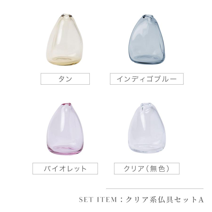 COYUI SERIES ミニ仏壇 仏具 セット 「MEGURI S・クリア系仏具セットA」 全4色 仏壇 モダン ミニ オープン型 おしゃれ ...