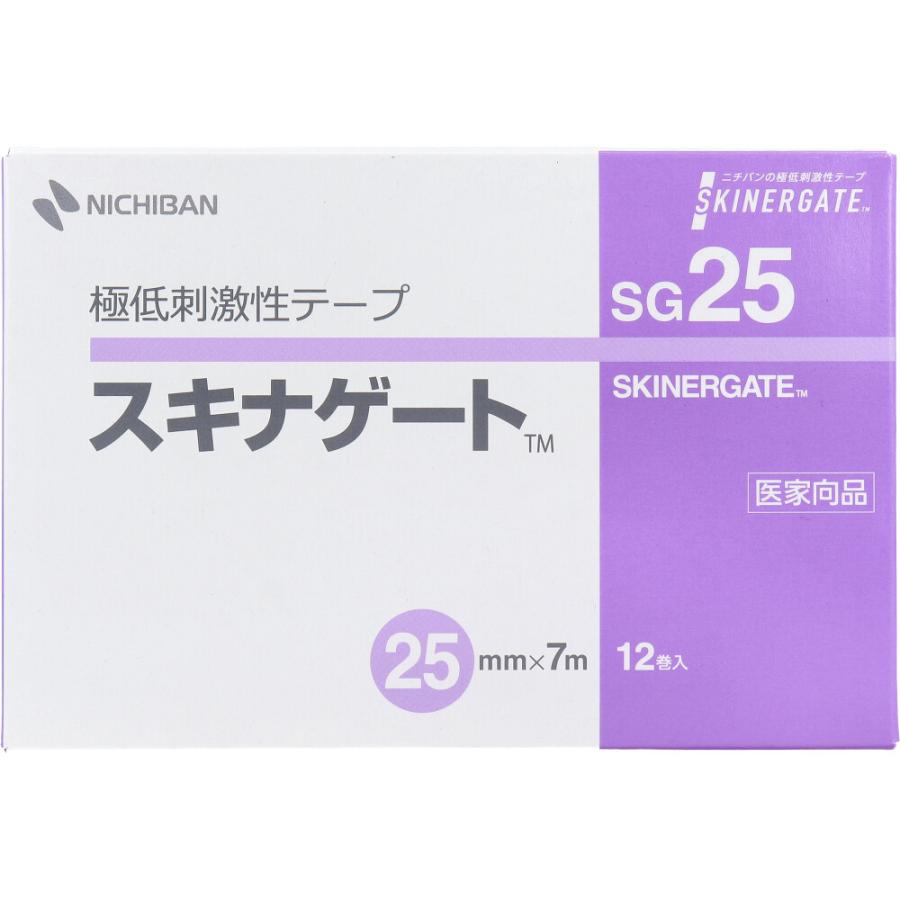 ニチバン 極低刺激性テープ スキナゲート SG25 25mmX7m 12巻入り X2箱 爆買 : 日用品・消耗品ショップなごみ - 通販 ...
