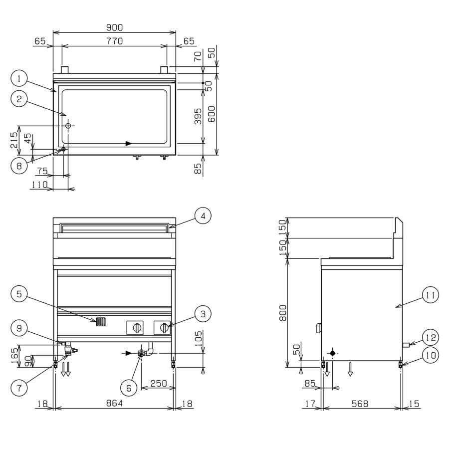 業務用ガスゆで麺機 マルゼン うどん釜 角槽タイプ 一槽式 MGU-096G : 日用品・消耗品ショップなごみ - 通販 - Yahoo!ショッピング