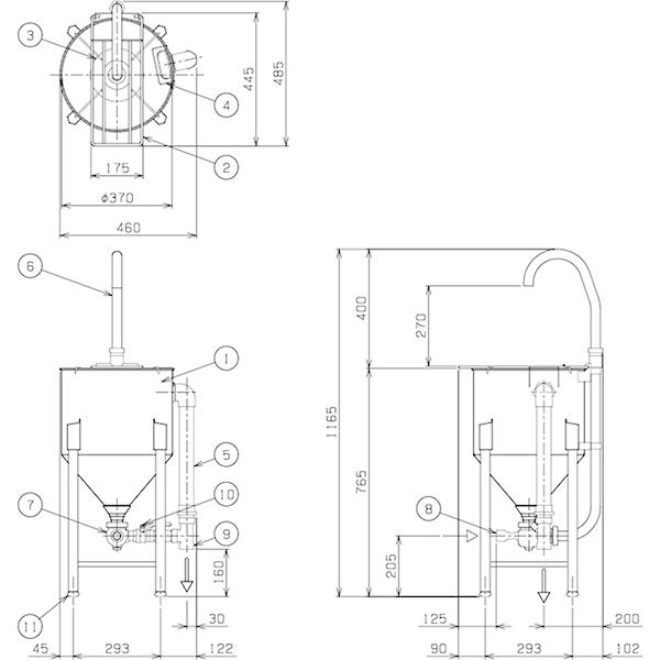 業務用洗米機 マルゼン maruzen ドラフト式水圧洗米機 洗米能力14Kg MRW-D14 : shlm71 : 日用品・消耗品ショップなごみ - 通販 - Yahoo!ショッピング