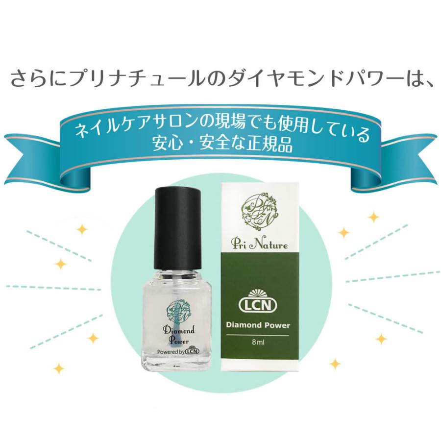 ダイヤモンドパワー 特別コラボ版 LCN公式認定店 正規品 8ml トップコート 速乾 ベースコート LCN人気No.1品 ネイル業界初の ...