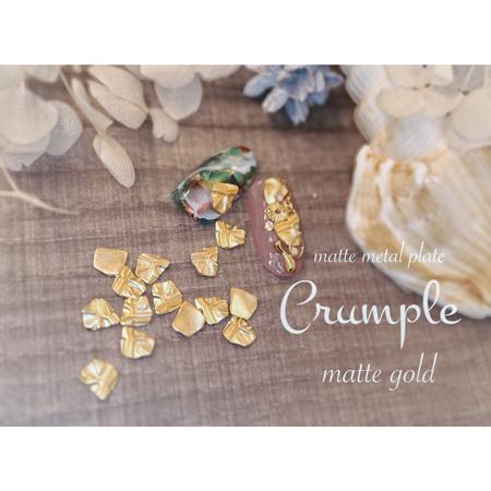 ネイルパーツ Donaclassy ドナクラッシー Crumple(クランプル) マットゴールド : ネイルワールド - 通販 - Yahoo ...