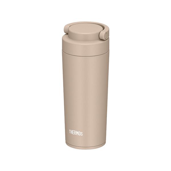 THERMOS ケータイタンブラー サーモス 420ml (イニシャル英字2) JOV-420/JOV-421 持ち運び プレゼント 魔法びん 名入れタンブラー 水筒 20代 30代 くすみ ...
