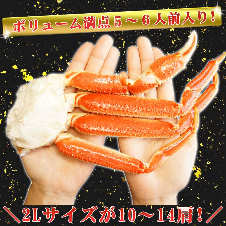 かに カニ ズワイガニ ボイル 蟹脚 総重量3kg 2Lサイズ 10〜14肩入り 送料無料 ずわいがに 鍋 贈答 プレゼント 最安値に挑戦 :2l-zuwai3k:新鮮うまいもん市場 - 通販 ...