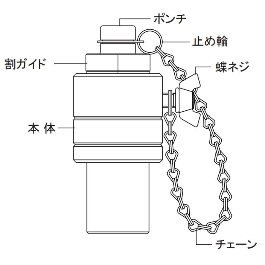 カクダイ KAKUDAI フレキパイプつば出し工具 ハンマータイプ 6082-13 (送料区分：A) : 6082-13 : プロ工具.comヤフー店 - 通販 - Yahoo!ショッピング