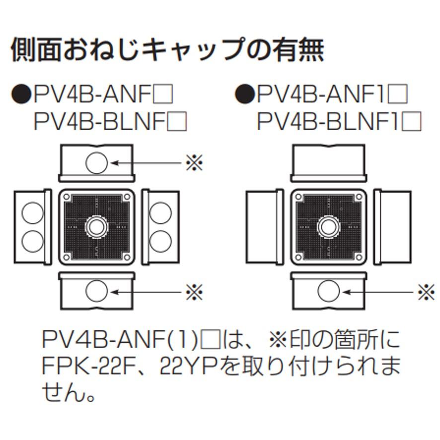 未来工業 PV4B-BLNF1 グレー 露出用四角ボックス 取付自在蓋 有効深さ51.5mm 防犯カメラ取付用ねじ付 ミライ (送料区分：A) :PV4B-BLNF1:プロ工具.comヤフー店 ...