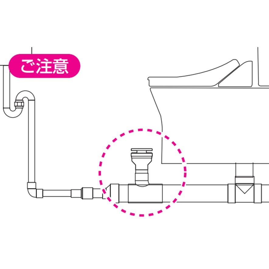 未来工業 通気スイスイmini ワントラップ用 VVD-40Y ミライ キッチン・流し用 ミルキーホワイト 低位置OK 排水用低位通気弁 防虫ネット付 (送料区分：A) : プロ工具.com ...