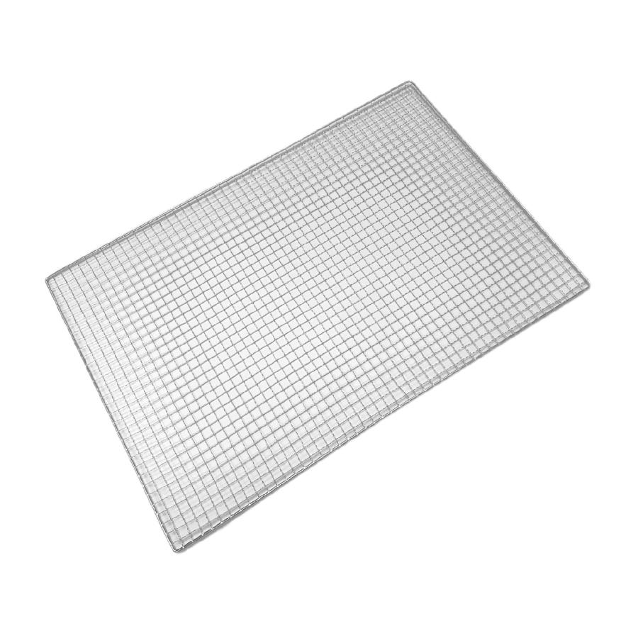 10枚セット 焼き網 約30×45cm バーベキュー網 長方形 鉄・亜鉛メッキ