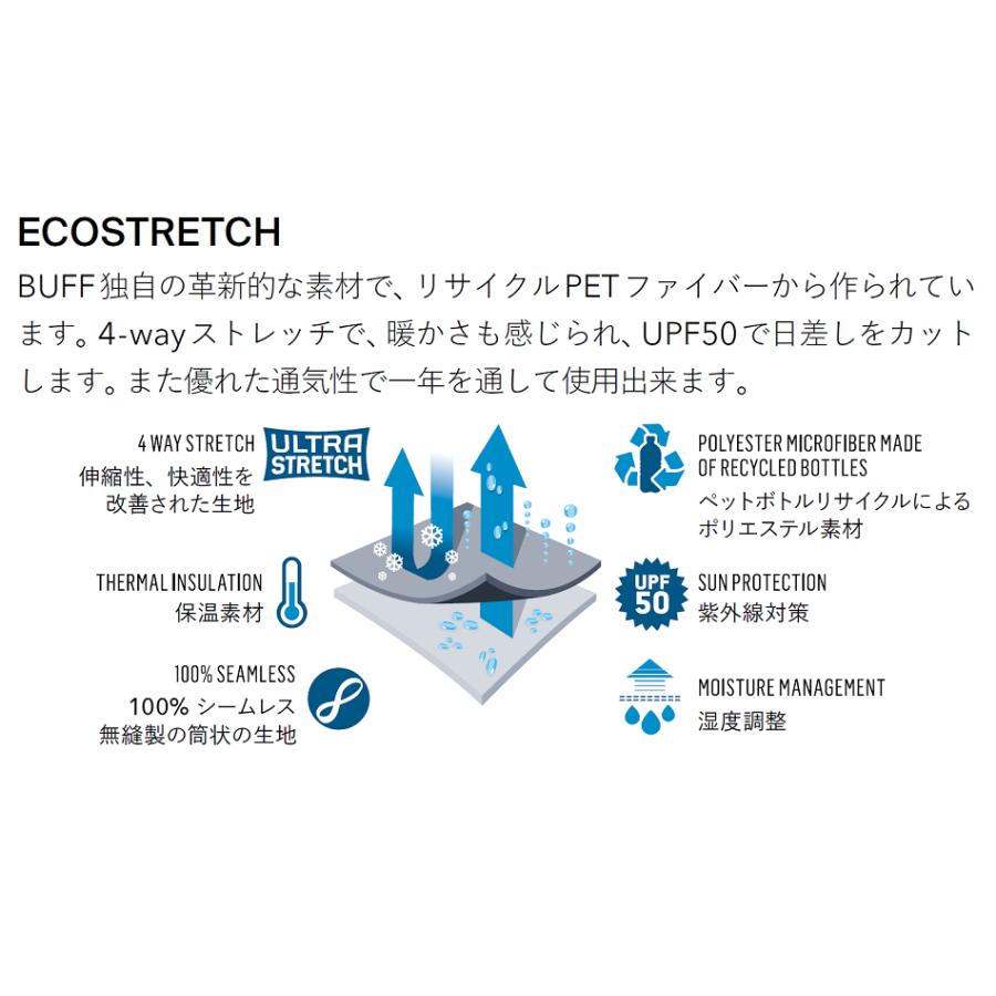 BUFF バフ ORIGINAL ECOSTRETCH エコストレッチ LIDRE MULTI 537799/ネックウォーマー/UPF50/スキー/スノボ/タウン/ネコポス : ナカジマ ...