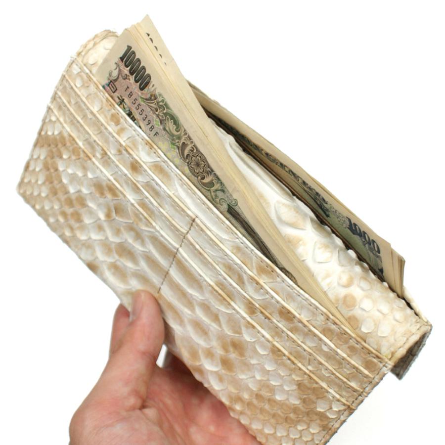 長財布 メンズ レディース 小銭入れなし マチなし スリム 薄い 薄型 本