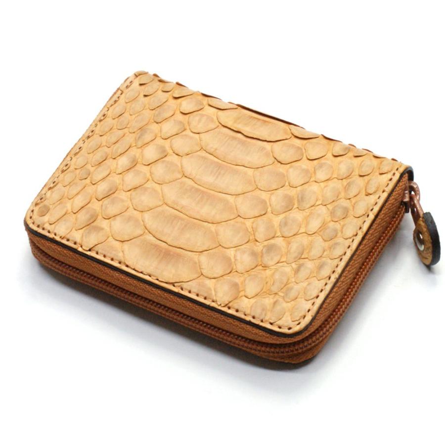 コインケース ラウンドファスナー 小銭入れ メンズ レディース ヘビ 蛇