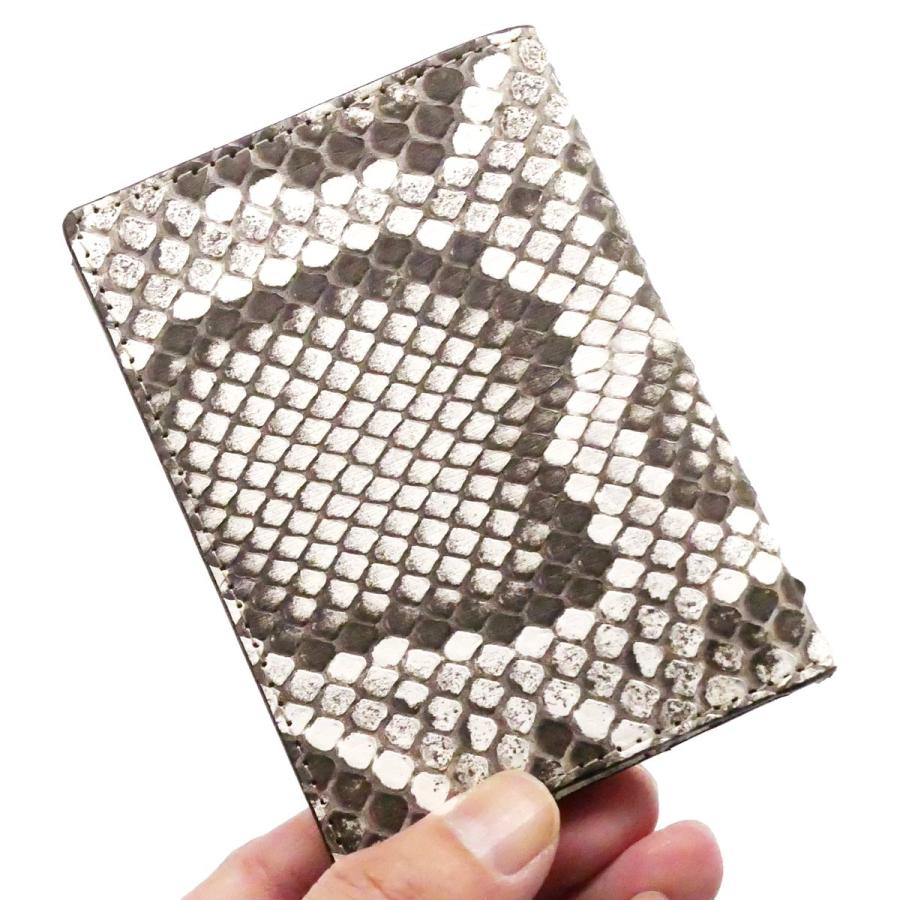 二つ折り パスケース 定期入れ / メンズ レディース スリム 薄型/ 本革