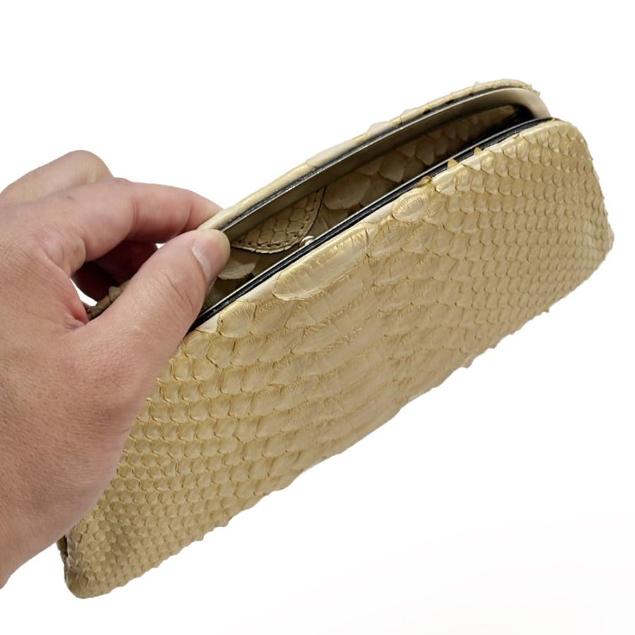 天溝がま口 長財布 がま口 天溝押口 くし型 天溝 口金 薄型 薄い