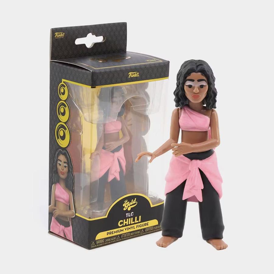 Funko TLC Chilli Vinyl Gold 5 Official Figure 90's R&B 30th アメコミ フィギュア ...