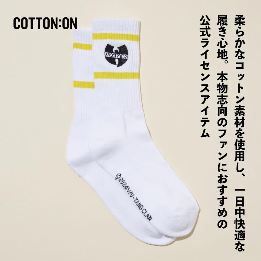 COTTON ON Wu-Tang Clan ソックス hiphop 靴下 ウータン メンズ レディース カジュアル ストリート SOCKS ...