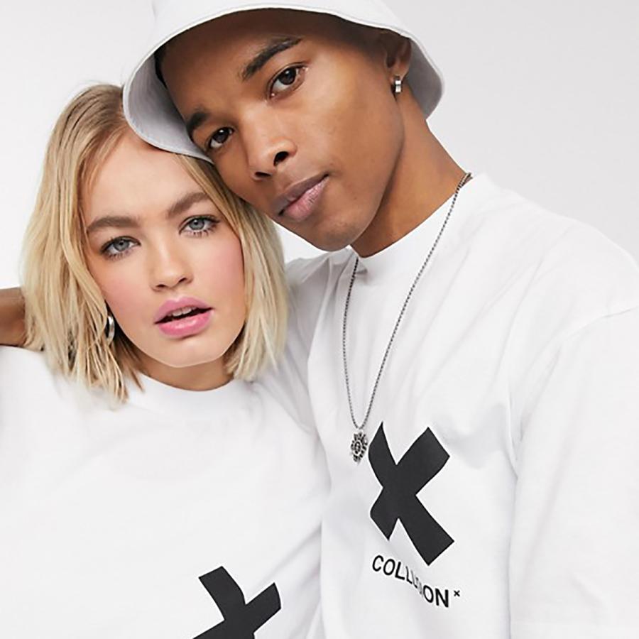 asos 送料無料 即納 Tシャツ メンズ ユニセックス ロゴT プリント カジュアル ビックシルエット collusion 白T : 中野商店 NAKANOSTORE - 通販 ...