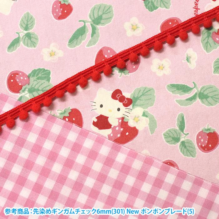 ハローキティ KTイチゴ オックス ストロベリー柄 キャラクター生地 布 804053 数量3(30cm)から10cm単位 4474 : 手芸・生地・洋裁のホビー家コテツ - 通販 ...