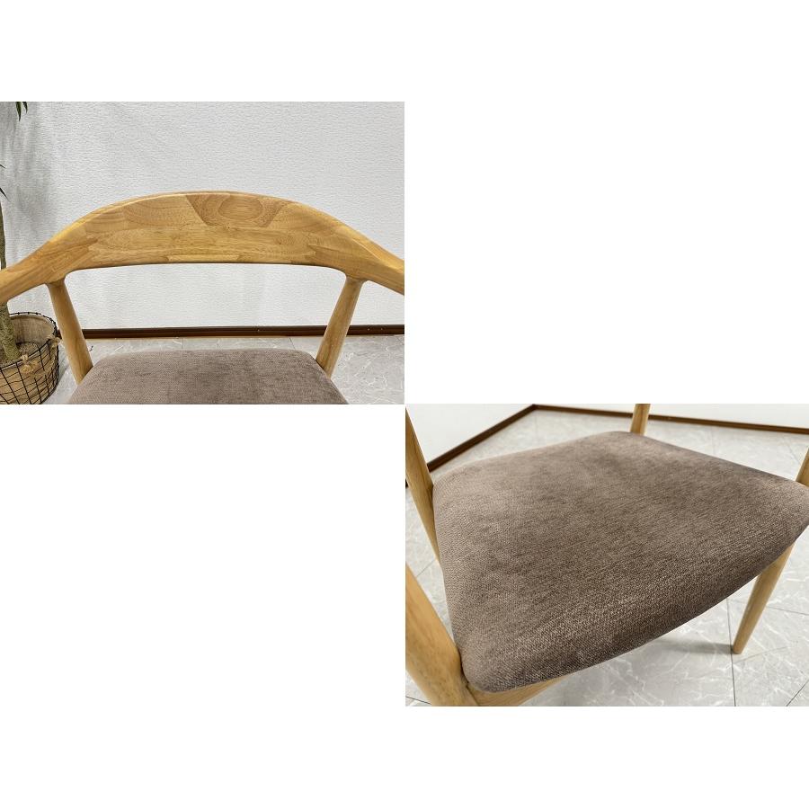 アウトレット ダイニングチェア 肘付き ナチュラル 椅子 1脚 おしゃれ イス いす チェアー ミルト 完成品 現品限り 70121F ...