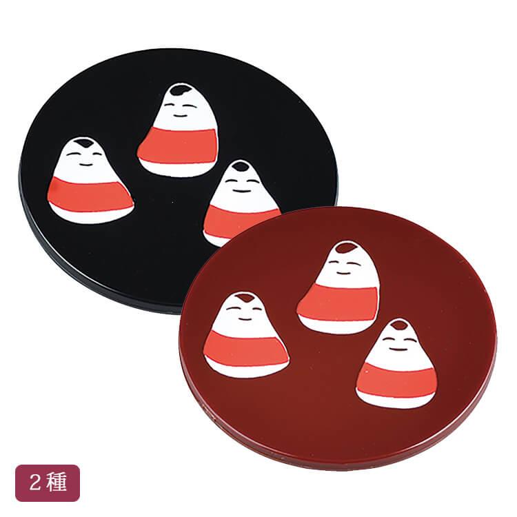 起上り小法師 丸マグネット 全2種 アクリル樹脂製 エポキシ塗装 会津塗り 会津漆器 / 赤【21-25-14】黒【21-25-15 ...