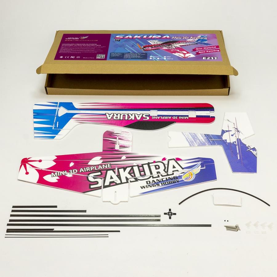 ラジコン 飛行機 PPマイクロ3D 屋内飛行機 SAKURA RC E210 組み立てキット E2114 : NAMOヤフーショップ - 通販 ...