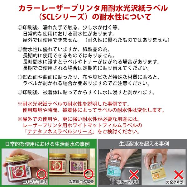 nana SCL-21(L) 耐水 光沢紙ラベルシール 1袋 80シート A4 10面 79×47mm カラーレーザープリンタ専用 ナナクリエイト 東洋印刷 SCL21 : ナナクリエイト ...