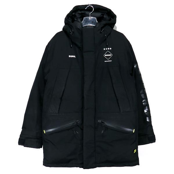 F.C.Real Bristol F.C.R.B. エフシーアールビー 18AW DOWN BENCH COAT FCRB-189043 ダウン ベンチ コート ブラック ジャケット ...