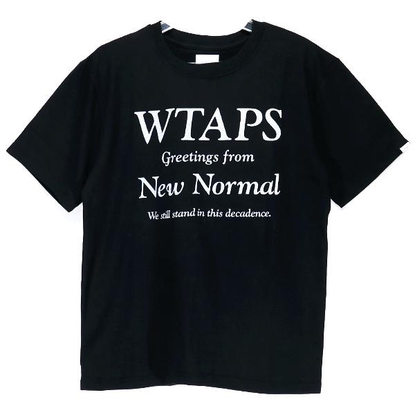 WTAPS ダブルタップス 20SS NEW NORMAL 201PCDT-ST17S ニューノーマル スクリーンプリント Tシャツ ブラック : Nana International ...
