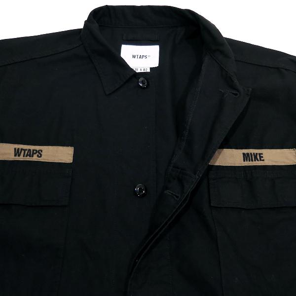 WTAPS ダブルタップス アウター 19AW GUARDIAN/JACKET.COTTON. RIPSTOP 192WVDT-JKM02 ガーディアン ジャケット リップストップ ブラック ...