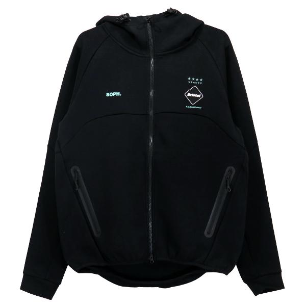 F.C.Real Bristol 21AW VENTILATION HOODIE FCRB-212061 エフシーレアルブリストル ベンチレーション フーディー ブラック 黒 パーカー F.C ...