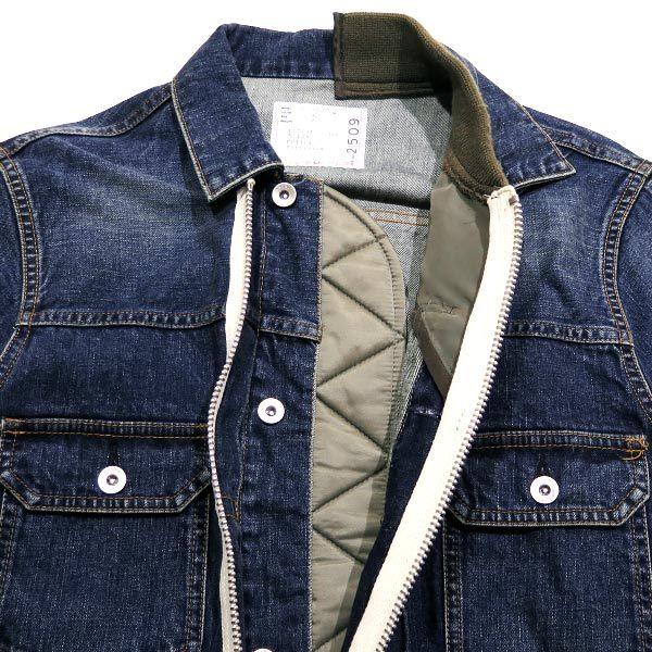 sacai サカイ 21SS DENIM BLOUSON 21-02509M デニム ブルゾン sacai サカイ 21SS DENIM BLOUSON 21-02509M デニム ブルゾン