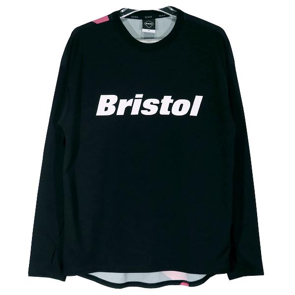 F.C.Real Bristol エフシーレアルブリストル 19AW BIG STAR L/S TOUR TEE FCRB-192037 ビッグ スター ロングスリーブ Tシャツ ブラック F ...