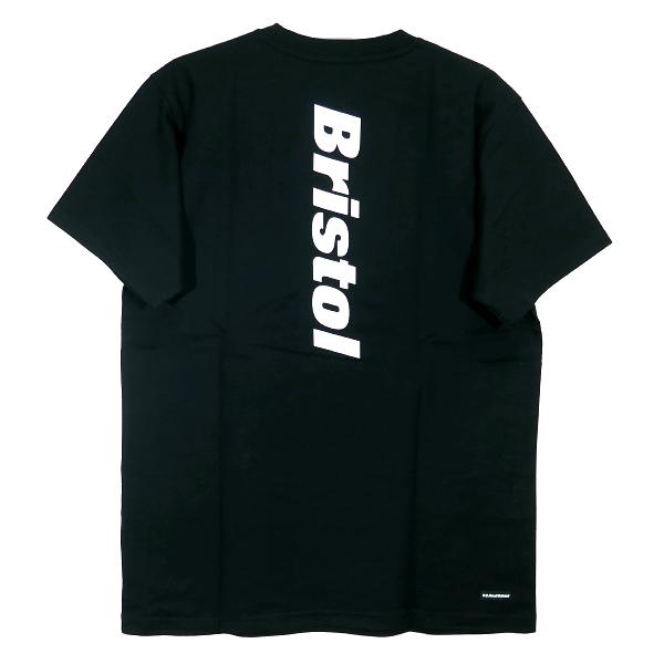F.C.Real Bristol エフシーレアルブリストル 22SS VERTICAL LOGO POCKET TEE FCRB-220065 バーティカル ロゴ ポケット Tシャツ ブラック ...