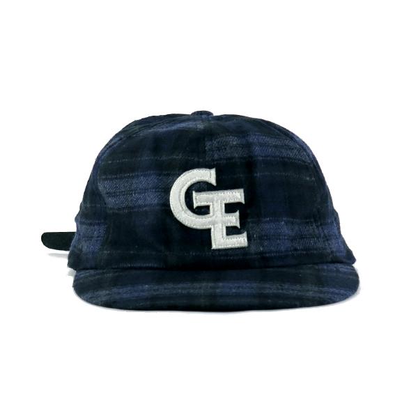 GOODENOUGH グッドイナフ 16AW FELT PATCHED B.B CAP GE-168018 フェルト パッチド ベースボール キャップ ネイビーチェック 帽子 : Nana ...