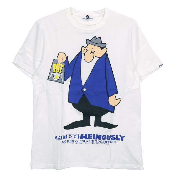 GOODENOUGH グッドイナフ 15SS GDEH HEINOUSLY TEE GE-157012 ショートスリーブ Tシャツ ホワイト ...
