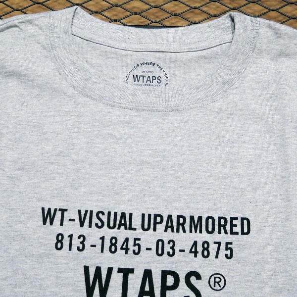WTAPS ダブルタップス 17AW HOME SIGN TEE 172PCDT-ST04S ホームサイン Tシャツ グレー ショートスリーブ カットソー 半袖 : Nana ...