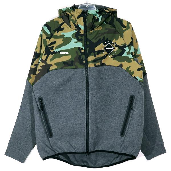 F.C.Real Bristol エフシーレアルブリストル 22AW VENTILATION HOODIE FCRB-222022 ベンチレーション フーディー グレー カーキ カモ パーカー ...