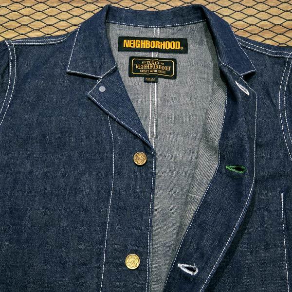 NEIGHBORHOOD ネイバーフッド 18AW DEALER/C-COAT 182NYNH-JKM02 ディーラー コート デニム インディゴ アウター : Nana ...