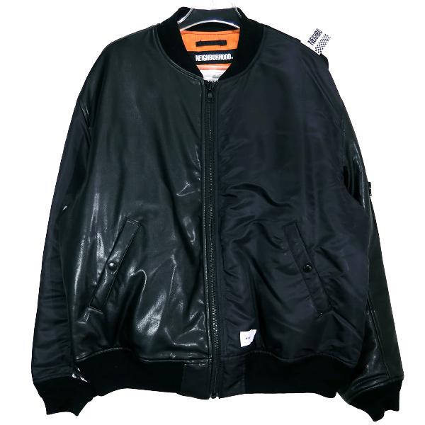 NEIGHBORHOOD ネイバーフッド x ダブルタップス WTAPS アウター 19AW W1.VE/JACKET.WTAPS 192BRNHD-JKM01S MA-1 ジャケット ...