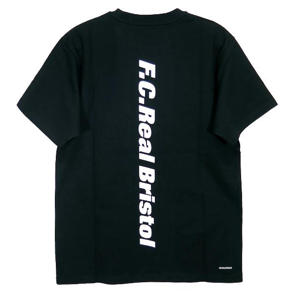 F.C.Real Bristol エフシーレアルブリストル 21SS BIG VERTICAL LOGO POCKET TEE ビッグ バーティカル ロゴ ポケット Tシャツ ブラック F.C ...