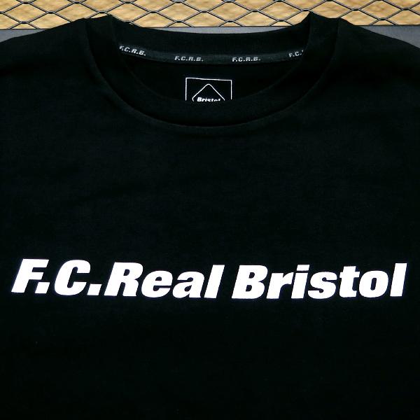 F.C.Real Bristol エフシーレアルブリストル 21SS AUTHENTIC TEAM LOGO TEE FCRB-210064 オーセンティック チーム ロゴ Tシャツ ブラック ...