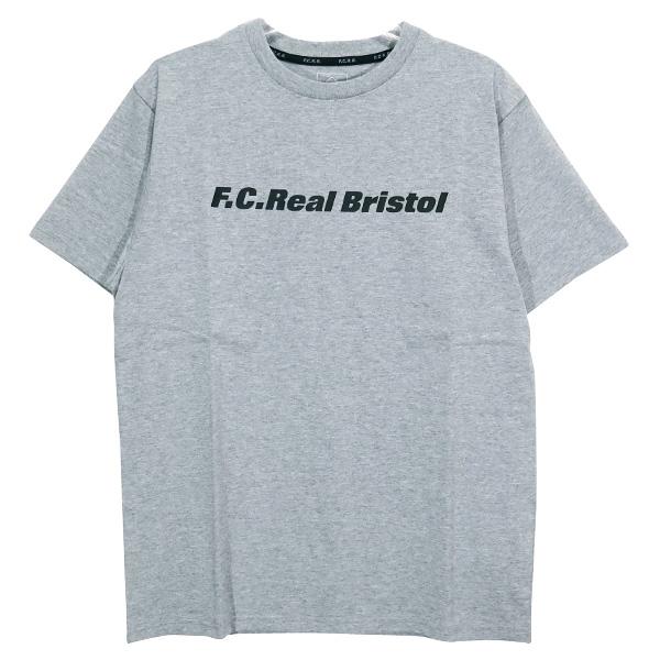 F.C.Real Bristol エフシーレアルブリストル 21SS AUTHENTIC TEAM LOGO TEE FCRB-210064 オーセンティック チーム ロゴ Tシャツ グレー ...
