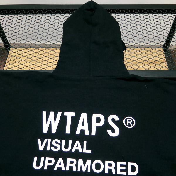 WTAPS（ダブルタップス） 22AW VISUAL UPARMORED/HOODY/COTTON 222ATDT-HPM02S ヴィジュアル アップアーマード フーディー パーカー ブラック ...